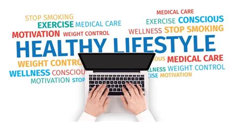 Healthy Lifestyle Chart Stock Vector By ©garagestock 128430212