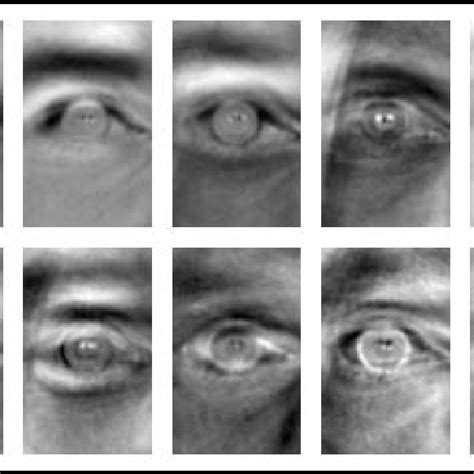 The First 10 Eigenfaces Of The Normalized Pictures Of Facial Affect