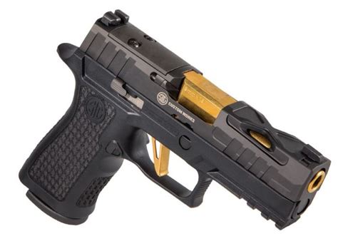 Pistolet Sig Sauer P320 X Compact Spectre Gold 9mm Armurerie Douillet