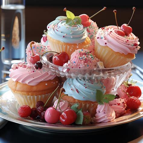 Premium Ai Image Delicious Sweets