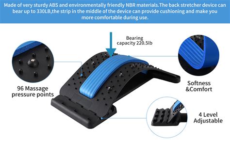 Back Cracking Device 4 Level 360lb Heavy Duty Capacity