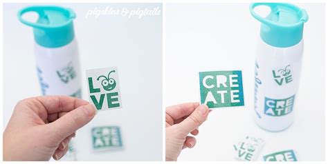 Screen Printing Glitter Stickers With ORACAL 851 Sparkling Glitter