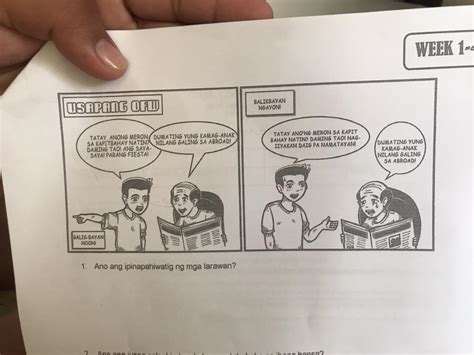 1 Ano Ang Ipinapahiwatig Ng Mga Larawan 2 Ano Ang Iyong Saloobin