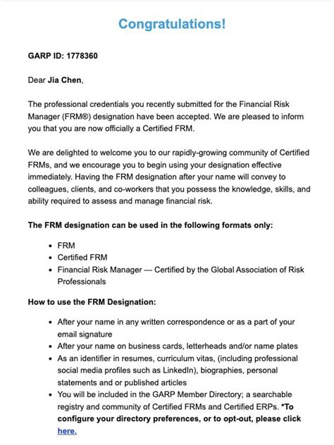 Jia Chen Cfa Frm On Linkedin Global Association Of Risk