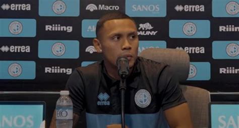 Bryan Reyna En Belgrano Ya Venía Hablando Desde El Año Pasado Estoy