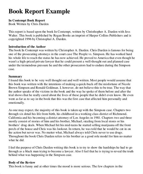 How To Write Good Book Report Alcock Text