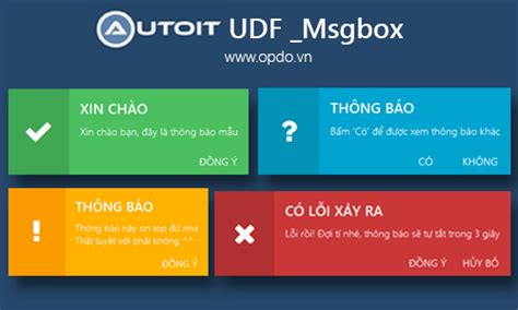 AutoIT UDF Msgbox Message Box MetroUI Opdo S BLOG
