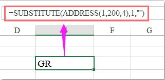 How To Convert Column Letter To Number Or Vice Versa In Excel