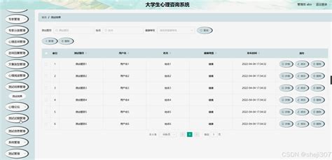 Javavue计算机毕设大学生心理咨询系统【源码开题论文程序】 Csdn博客
