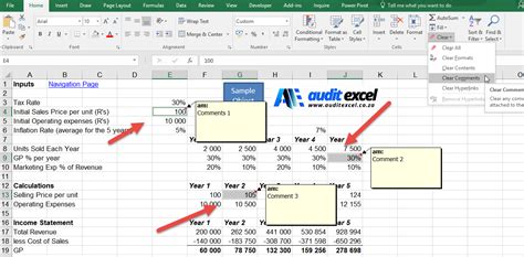 goto special find comments values formulas and more online excel