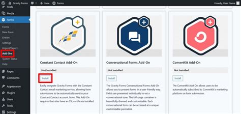 This Months Featured Add On Constant Contact Gravity Forms