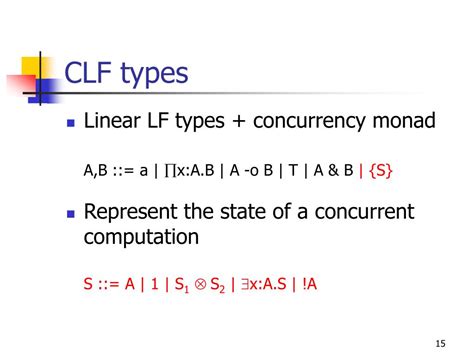 Ppt Clf A Concurrent Logical Framework Powerpoint Presentation Free