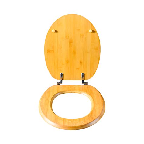 Wholesale Zinc Alloy Natural Moso Bamboo Toilet Seat Manufacturers