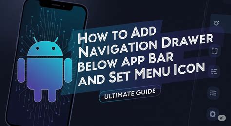 How To Add Navigation Drawer Below App Bar And Set Menu Icon Flutter Stuff