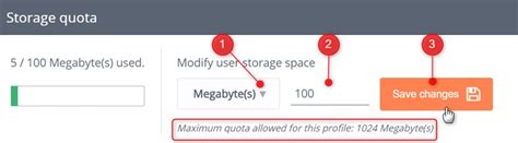 Managing A User S Storage Quota Help Center