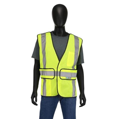 Class Standard Hi Vis Safety Vest Lime Empire Supply Us