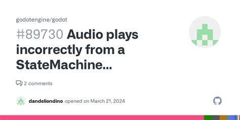 Audio Plays Incorrectly From A Statemachine Regression 43dev4