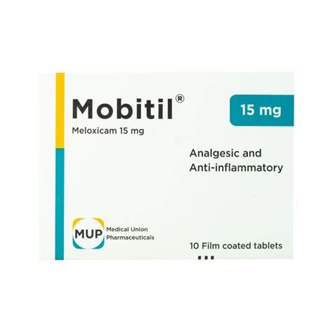 Mobitil 15 Mg 10 Tablets تداوي السعودية