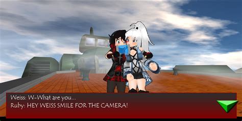 Rwby Ruby X Blake