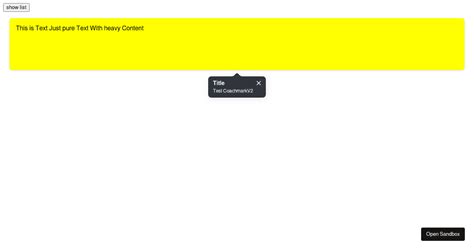 Unify Icons Examples Codesandbox