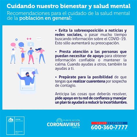 ¿cómo Cuidar Nuestra Salud Mental Recomendaciones De Minsal — Psiconecta