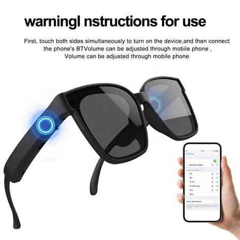 Wireless Smart Glasses With Audio And Voice Call Capabilities