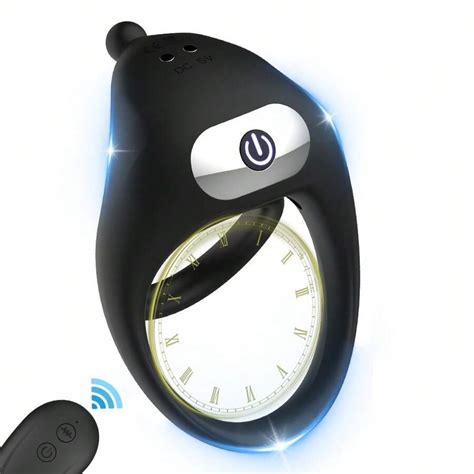 Men S Sexy Magnetic Remote Locking Semen Ring Vibrator Practical