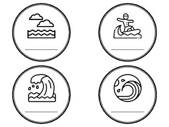 Create Your Own Wave Wave Bulletin Board Kit Ready To Print Wave