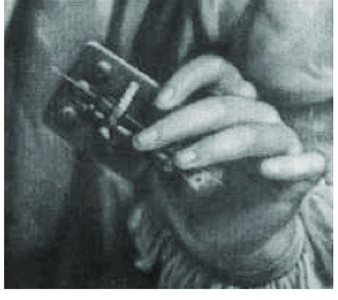 Detail Of Portrait Of Leeuwenhoek Showing Three Lenses On One