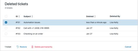 Viewing And Recovering Deleted Tickets Zendesk Help