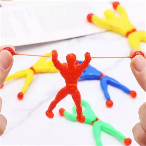 Boneco De Lodo Geleca Slime Desce Sozinho Gruda Gruda Escala Super Ninja Homem Aranha Para A