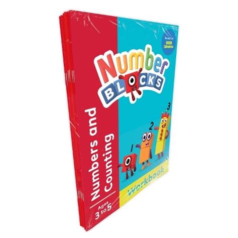 numberblocks and alphablocks red level workbook set 6 books amazon