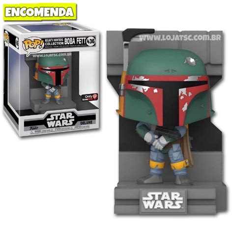 Funko Pop Star Wars Bounty Hunters Collection Boba Fett 436 Loja TSC