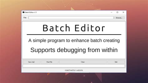 Batch Editor A Simple Batch Editing Program Youtube