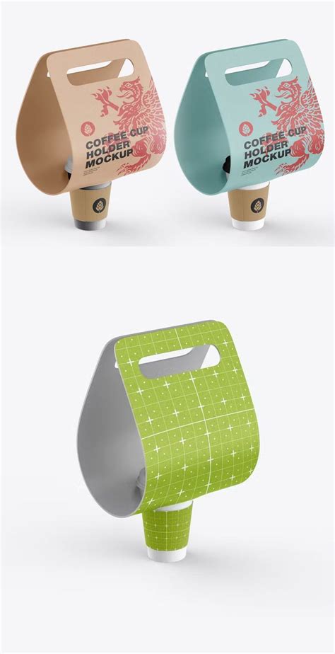 Coffee Cups Holder Mockup