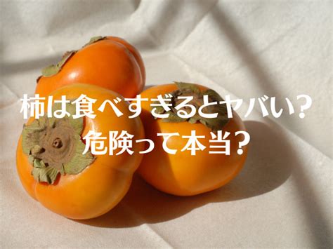 柿は皮ごと食べると危険食べすぎるとやばい 舌つづみ屋