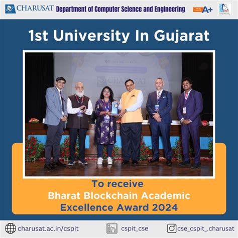 Department Of Cse Cspit Charusat University On Linkedin Cse Cspit