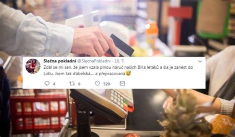 Český Internet Baví Slečna Pokladní Brigádnice Vtipně Tweetuje O Práci Za Kasou