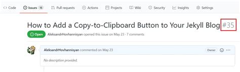 Add Comments To Jekyll With The Github Issues Api Aleksandr Hovhannisyan