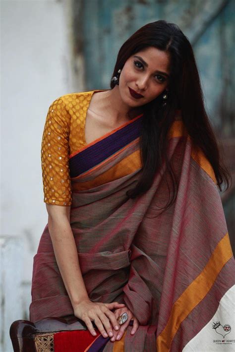 Green Red Shot Colour Handloom Cotton Kaleidoscope Saree Cotton Saree