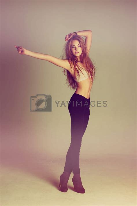 Dance Fashion Young Woman And Portrait Of A Dancer Model With Casual Style And Confidence