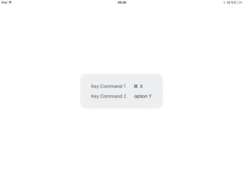 Uikeycommand Defining Keyboard Shortcuts