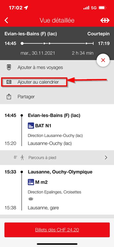 Option Ajouter Au Calendrier Pas Visible Sans Manipulation Sbb Community