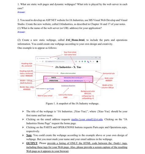 Solved What Are Static Web Pages And Dynamic Webpages Chegg