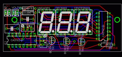 Voltímetro Digital Usando Ca3161 E Ca3162 Electronic Circuit Projects Electronics Circuit