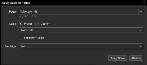 Bluebeam Revu 21 Set A Scale