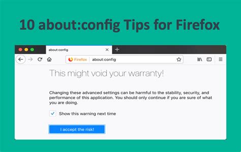 10 Aboutconfig Tips For Firefox Webnots