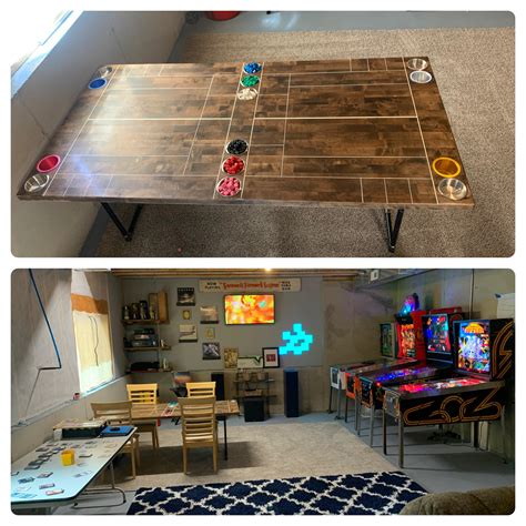 A Diy Magic Table For The Entertainment Room It Turned Out So Well I
