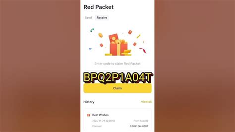 Baince Free 3 Usdt Red Peacket Code Bainace Redpeacket Vairalshort