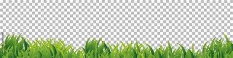 Green Grass Border Frame On Checkered Background Stock Vector Adobe Stock